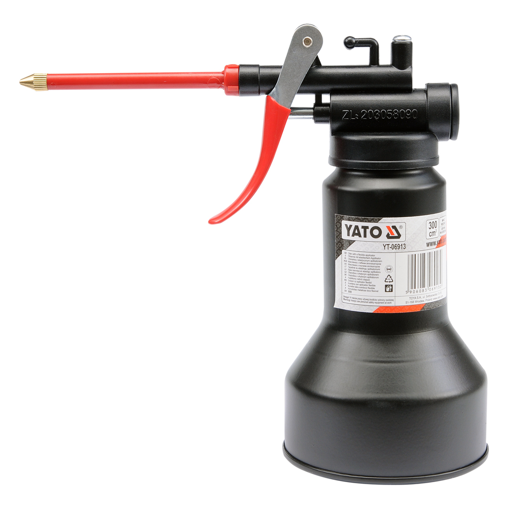 Aceitera con manguera flexible metalica 300ml | Ferretería en Linea ...